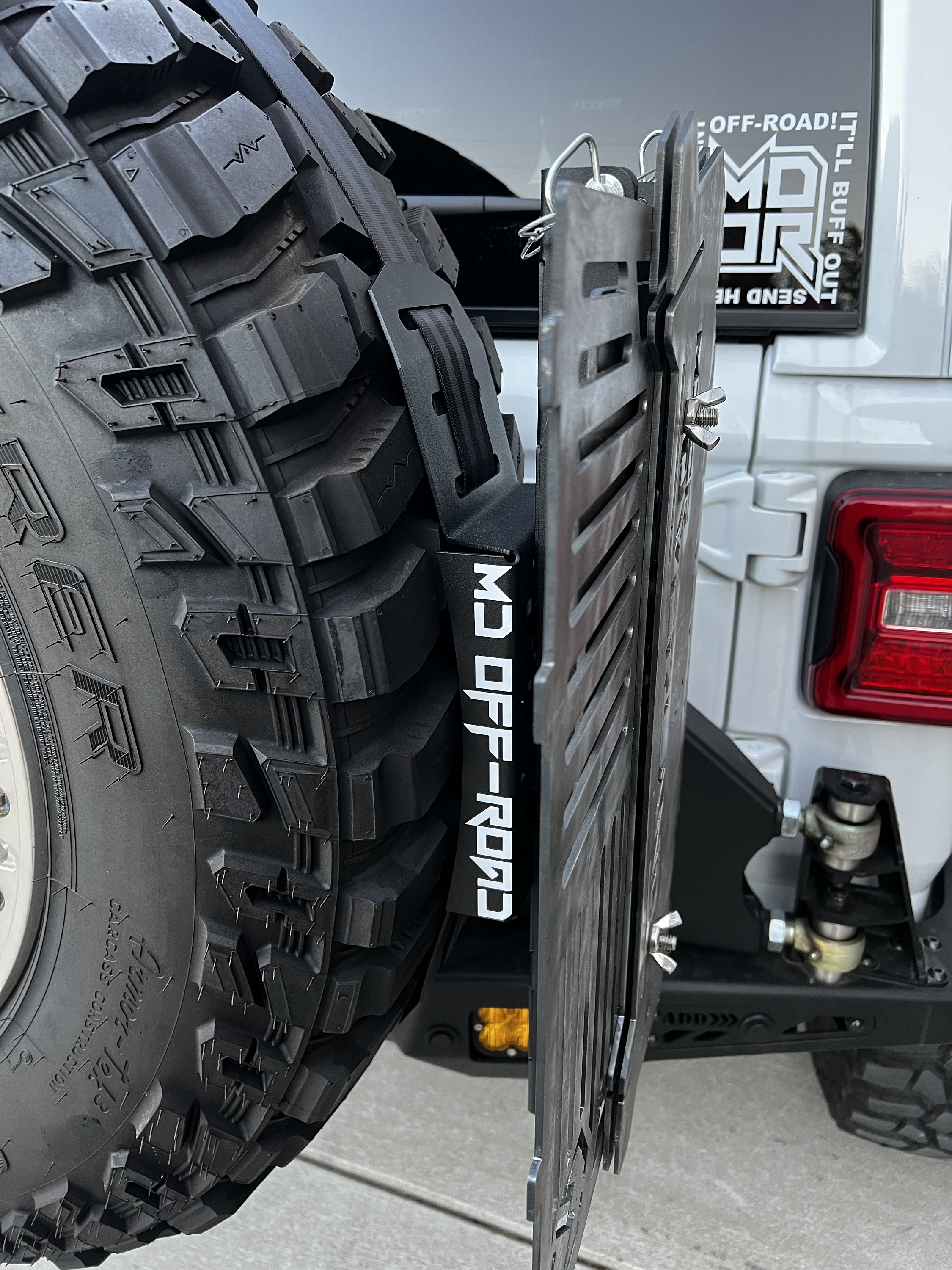 Overland Spare Tire Accessory Mounting Bracket - Etsy