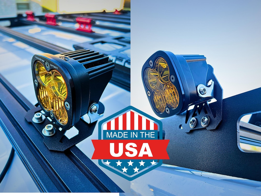 Roof Rack LED Light Pod & Light Bar Bracket | Diode Dynamics, Baja ...