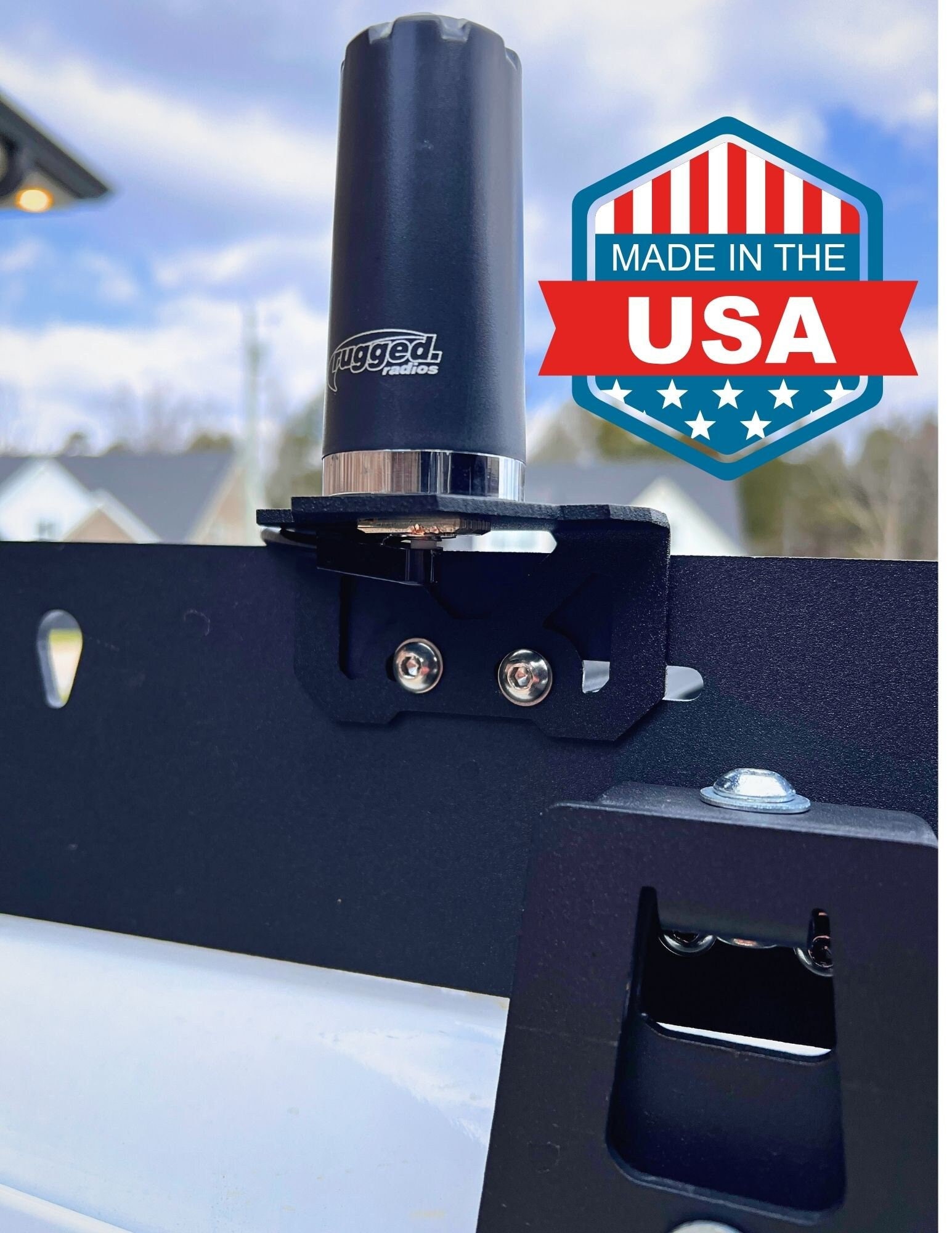 Roof Rack NMO Antenna Mount for GMRS / HAM Radios 3/4 or 3/8 90 Degree ...