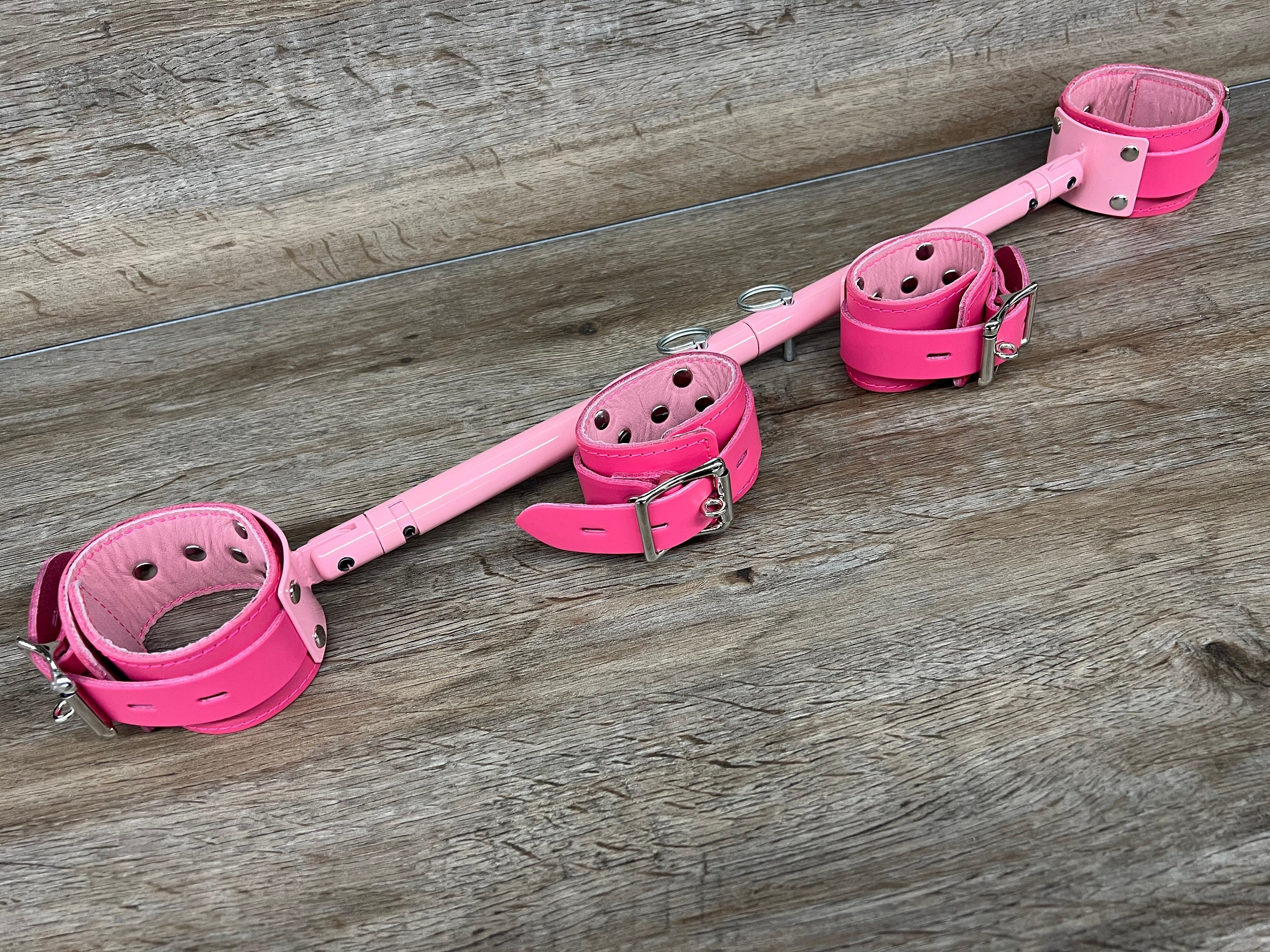 Limited Edition Pretty in Pink Adjustable Bondage Stocks - Etsy