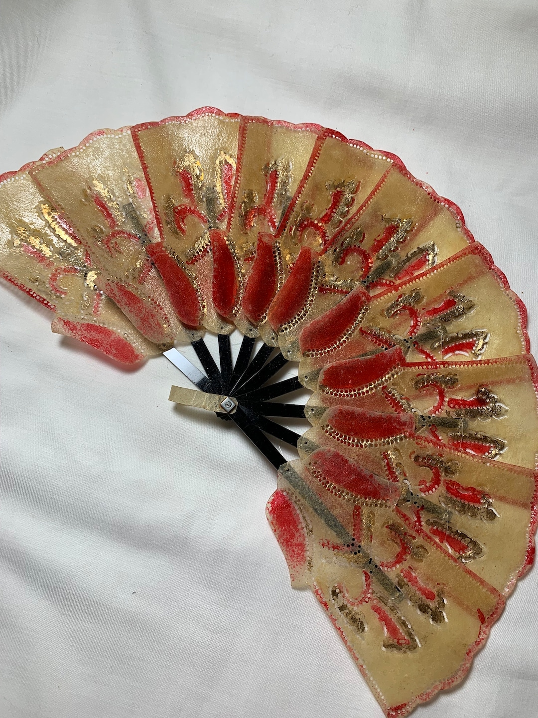 Ancient Handmade Indonesian Fan From 1950 - Etsy