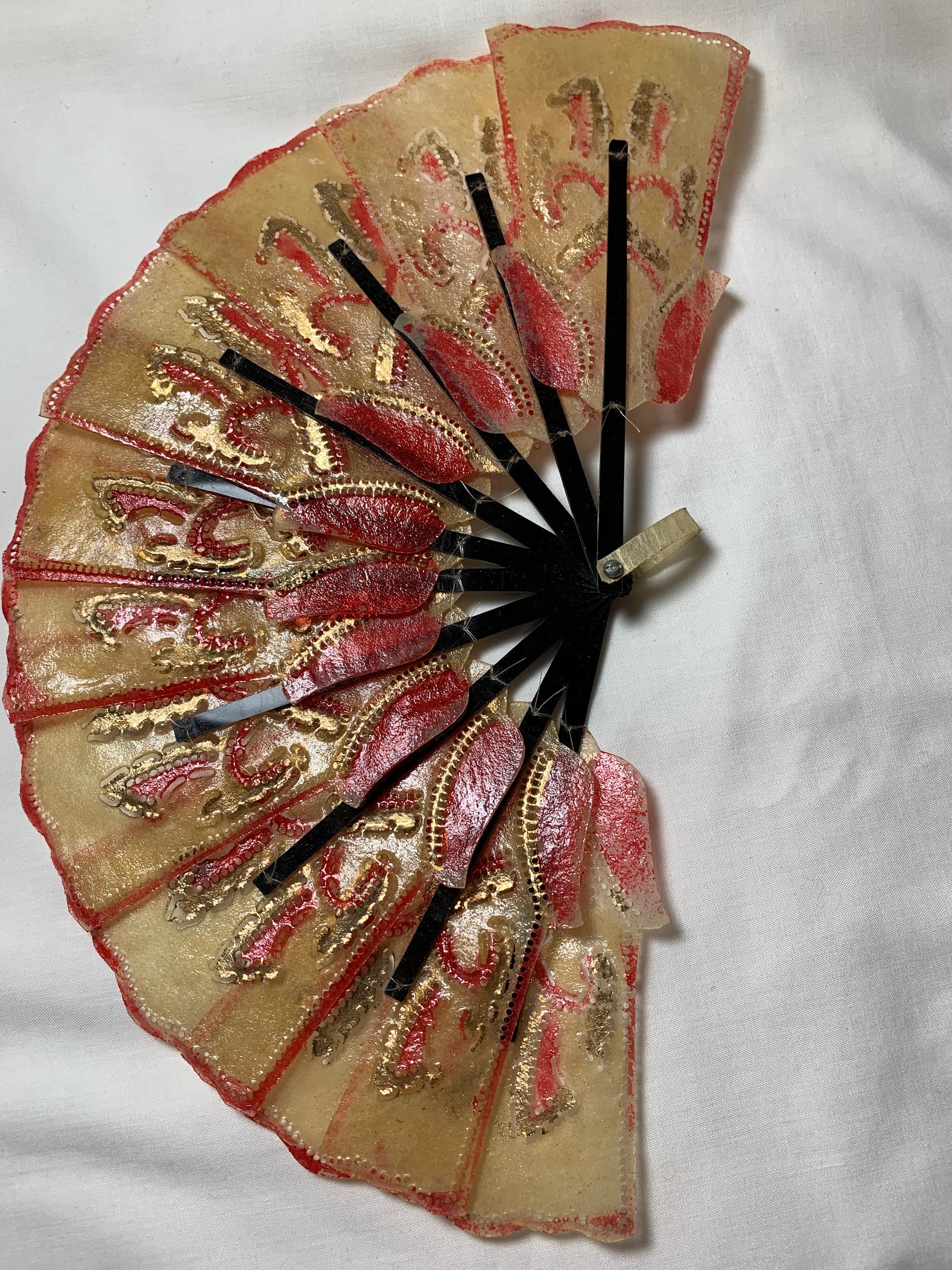 Ancient Handmade Indonesian Fan From 1950 - Etsy