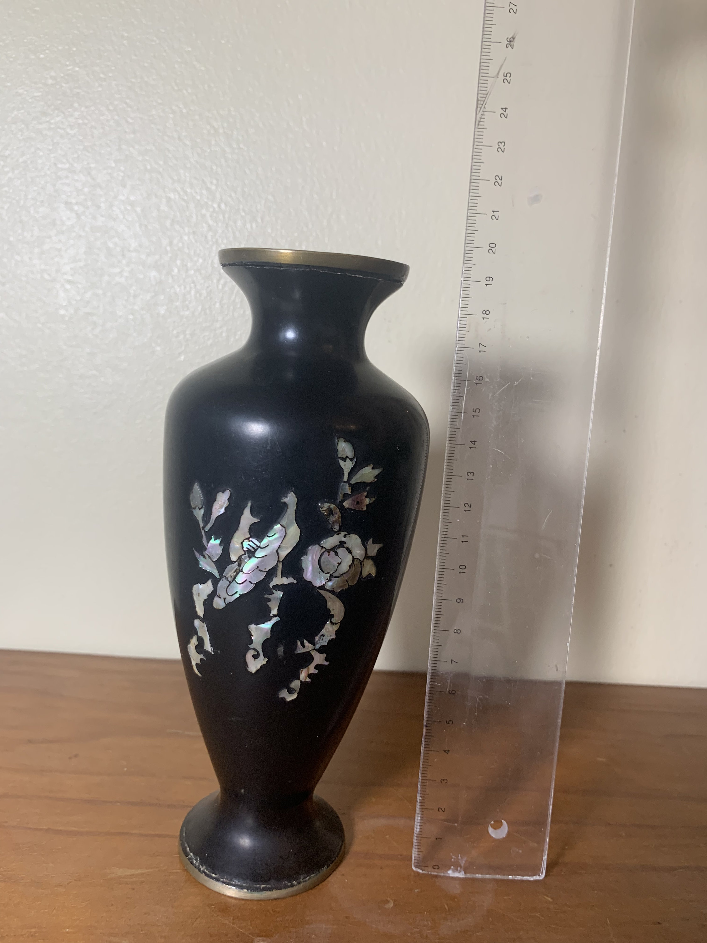 Antique / Ancient Cloisonné Mother-of-pearl Vase - Etsy