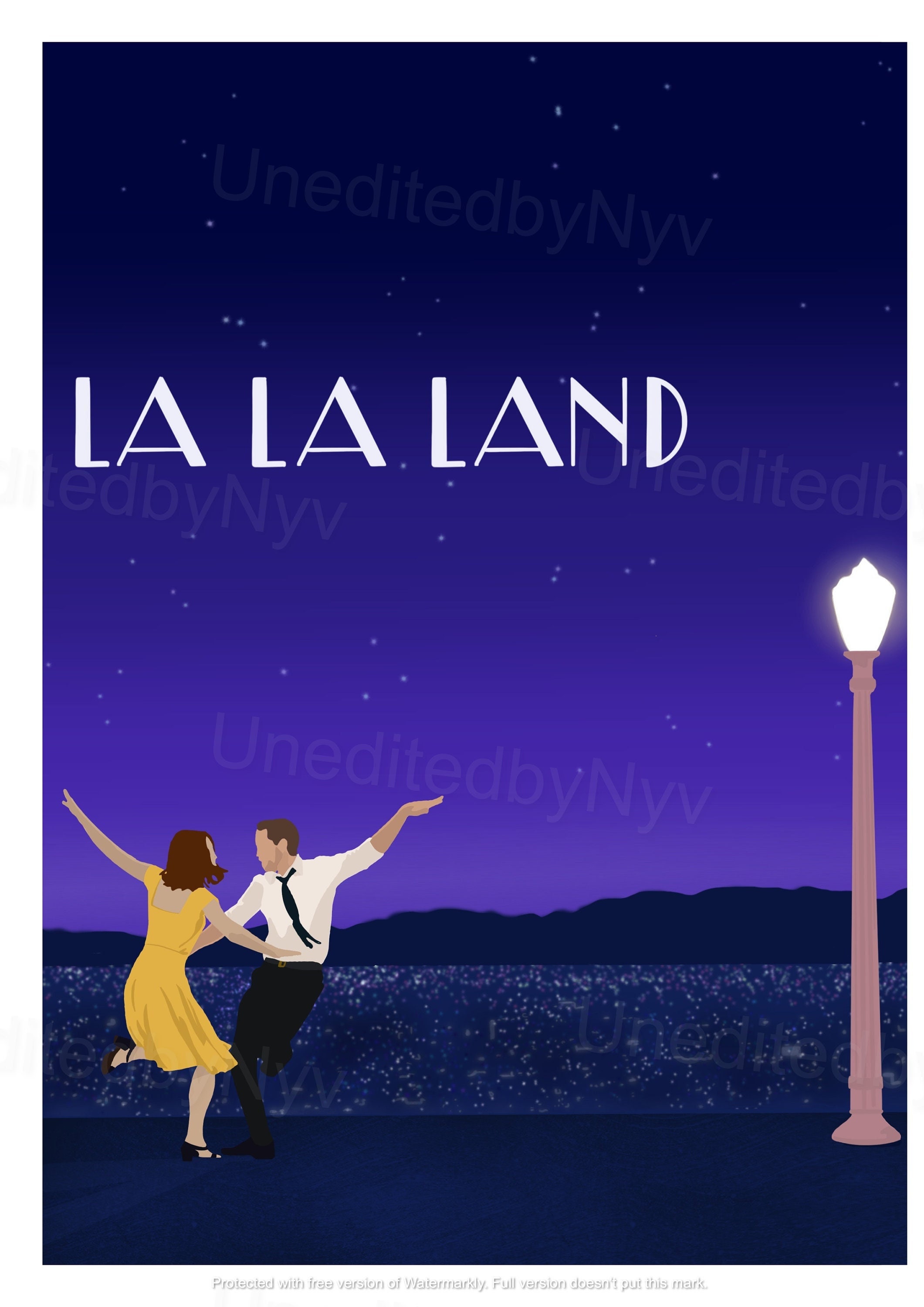 La La Land Movie Poster Minimalist - Etsy