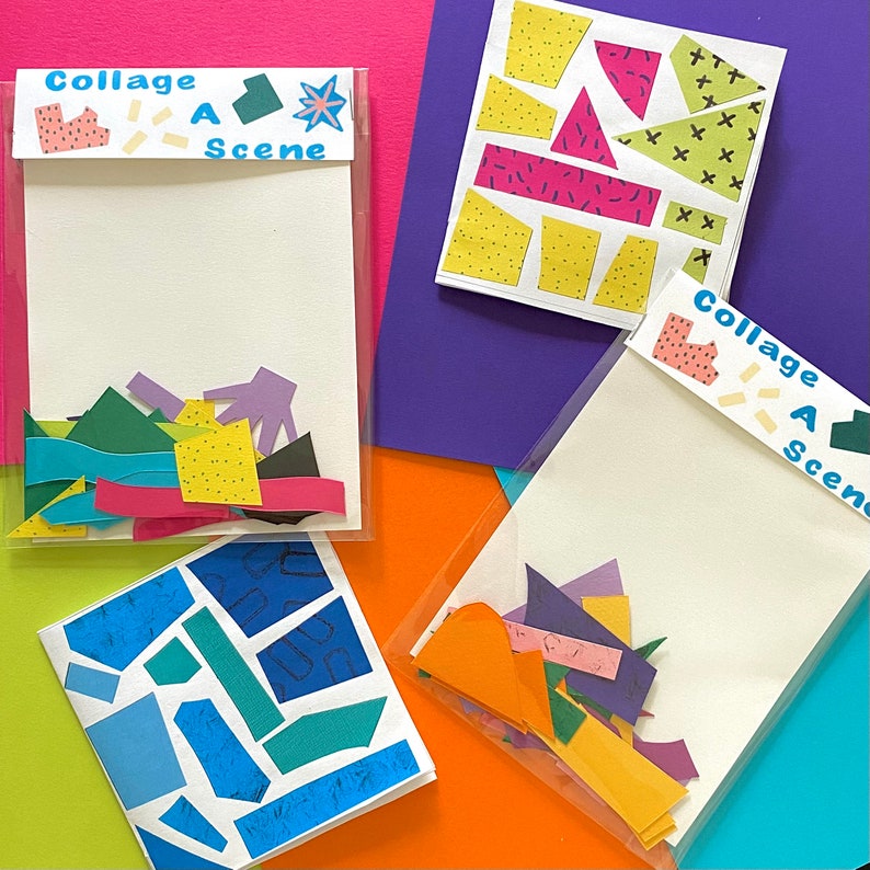 Collage A Scene Kit DIY Collage Kit - Etsy