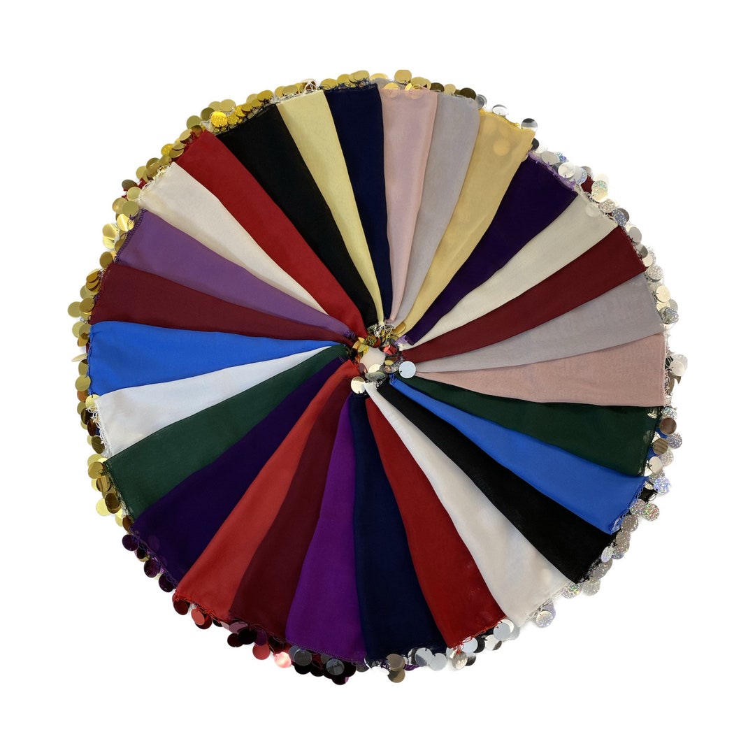 Luxury Handkerchief, Personalized Gift, Henna Handkerchief, Sequin ...