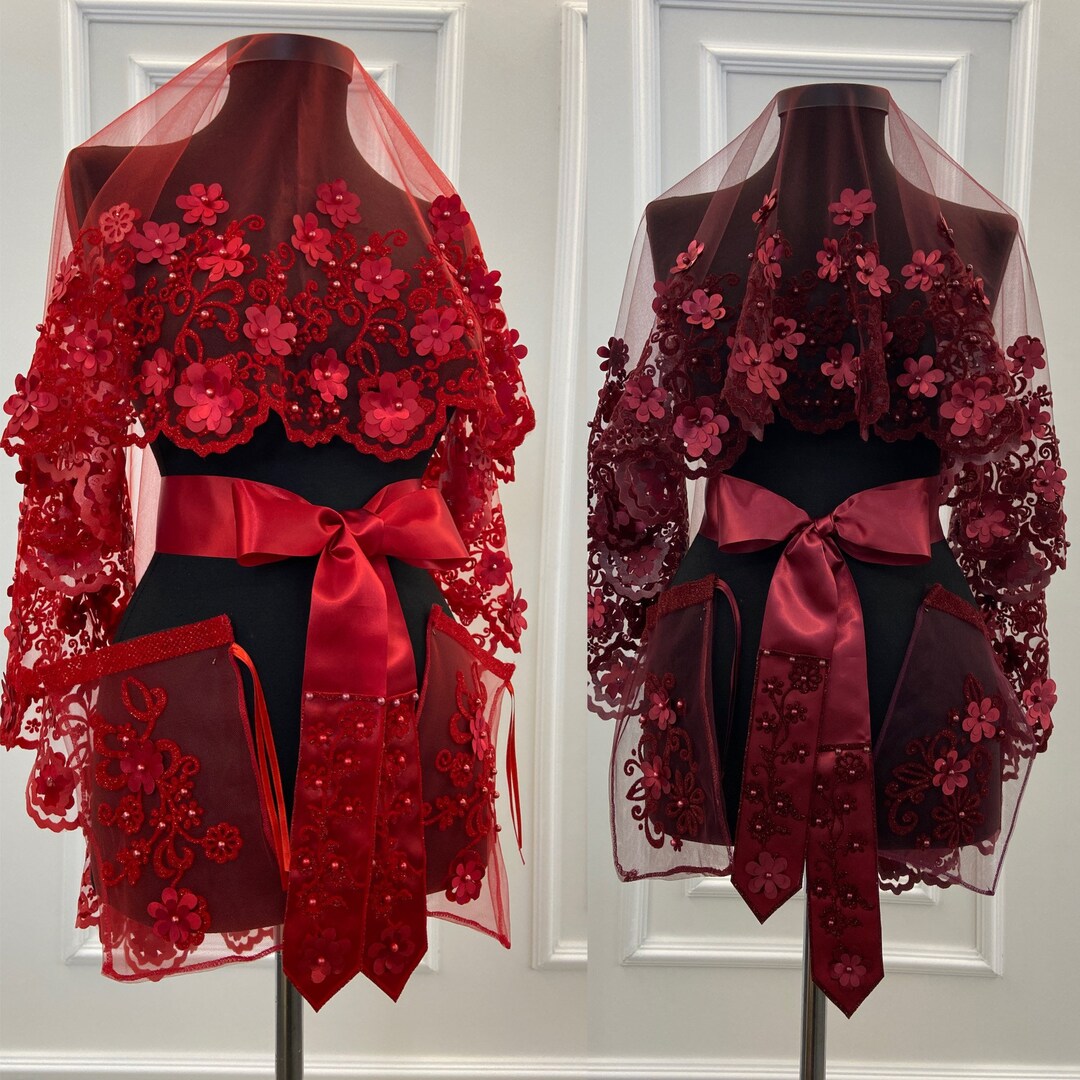 3D Floral Veil, Bridal Pearl Veil, Tinselry Veil, Wedding Veil, Henna ...