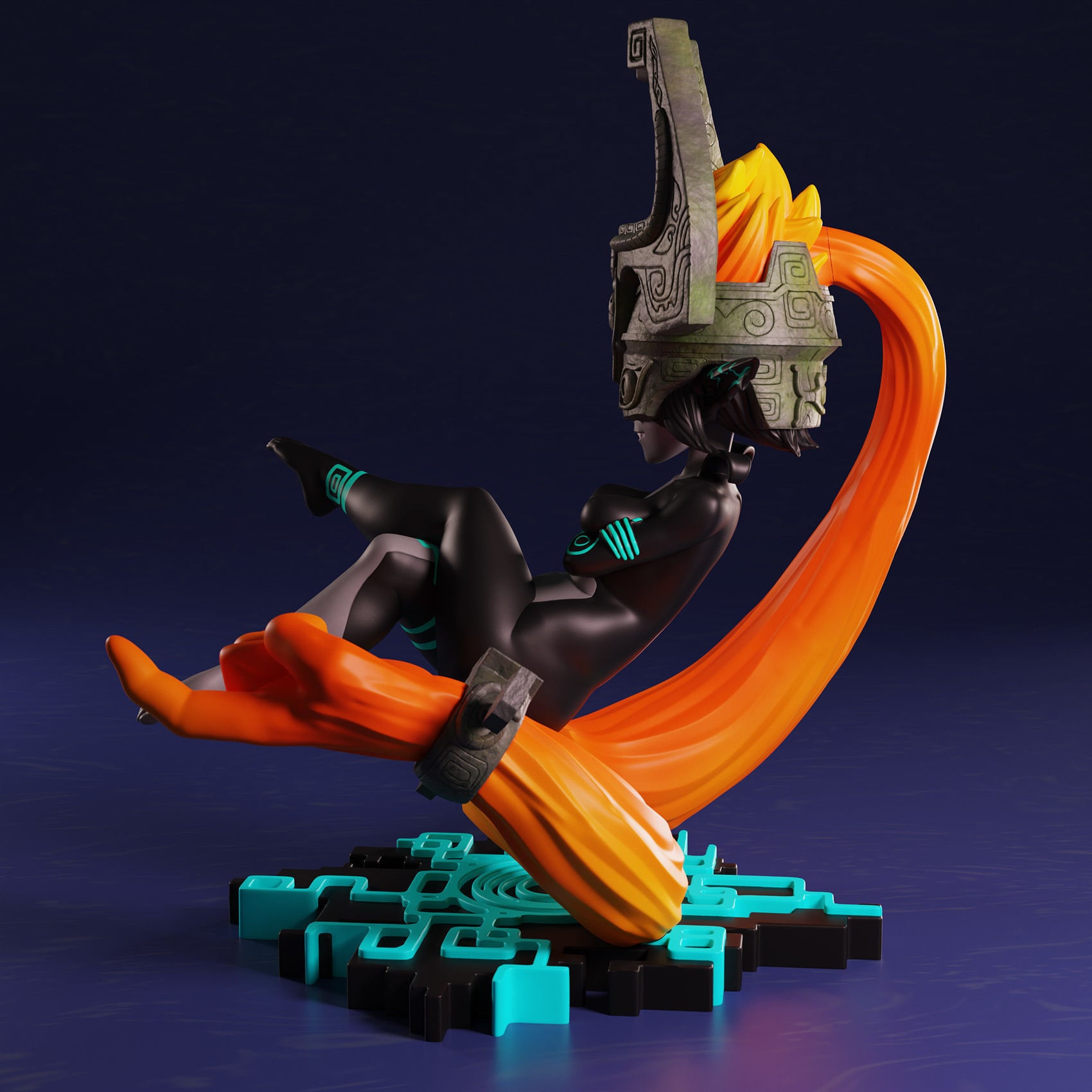 3D Printed Model Kit-princess Twilight Imp Form by Polybitsart - Etsy