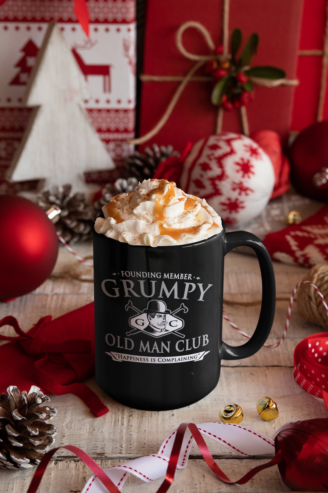 Grumpy Old Man | Grumpy PNG | Christmas Gift for Dad | Christmas Gift ...