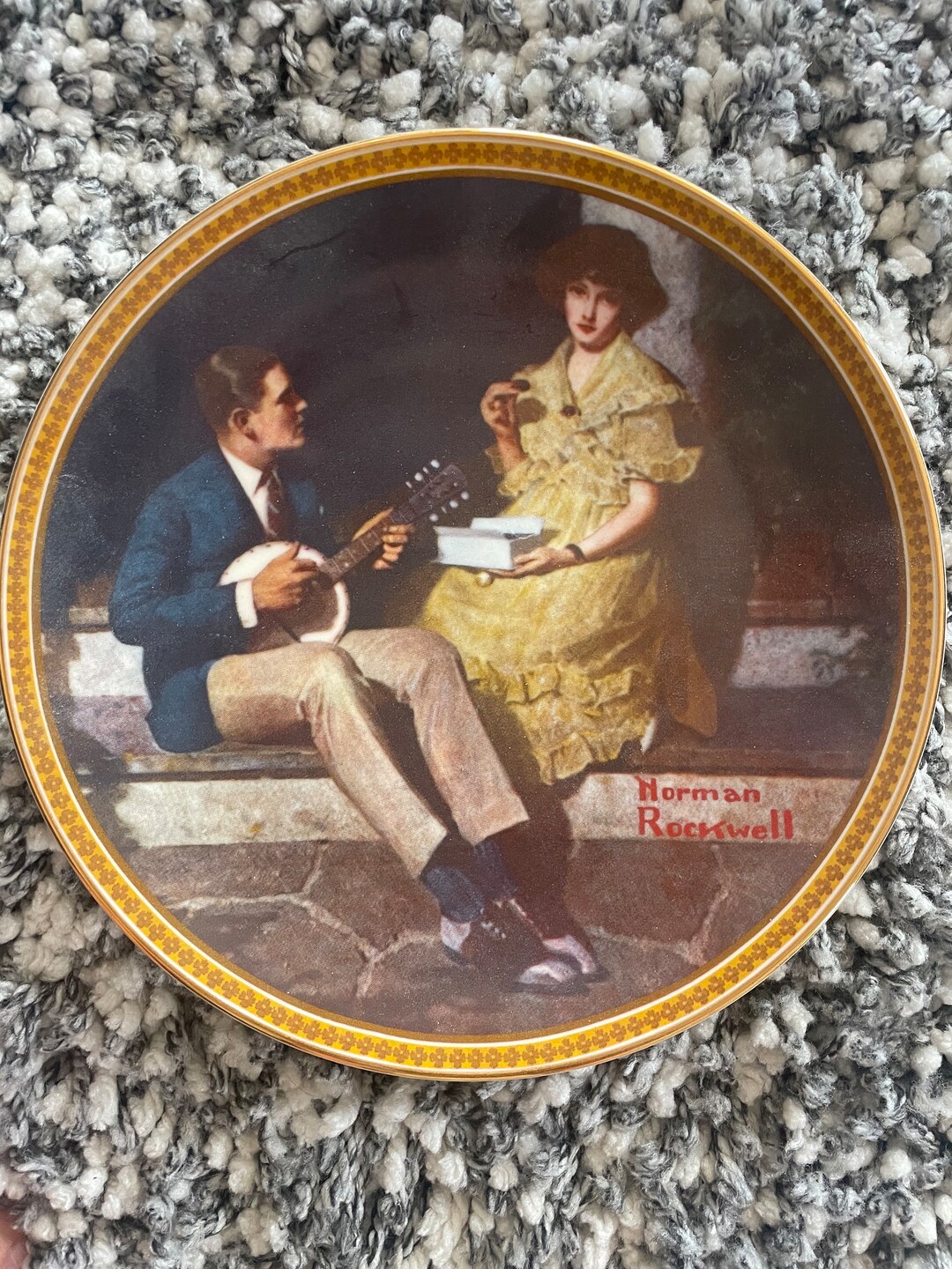 Norman Rockwell Rediscovered Women Collection - Pondering the Porch - Etsy