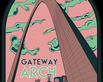 Gateway Arch Sticker - Etsy