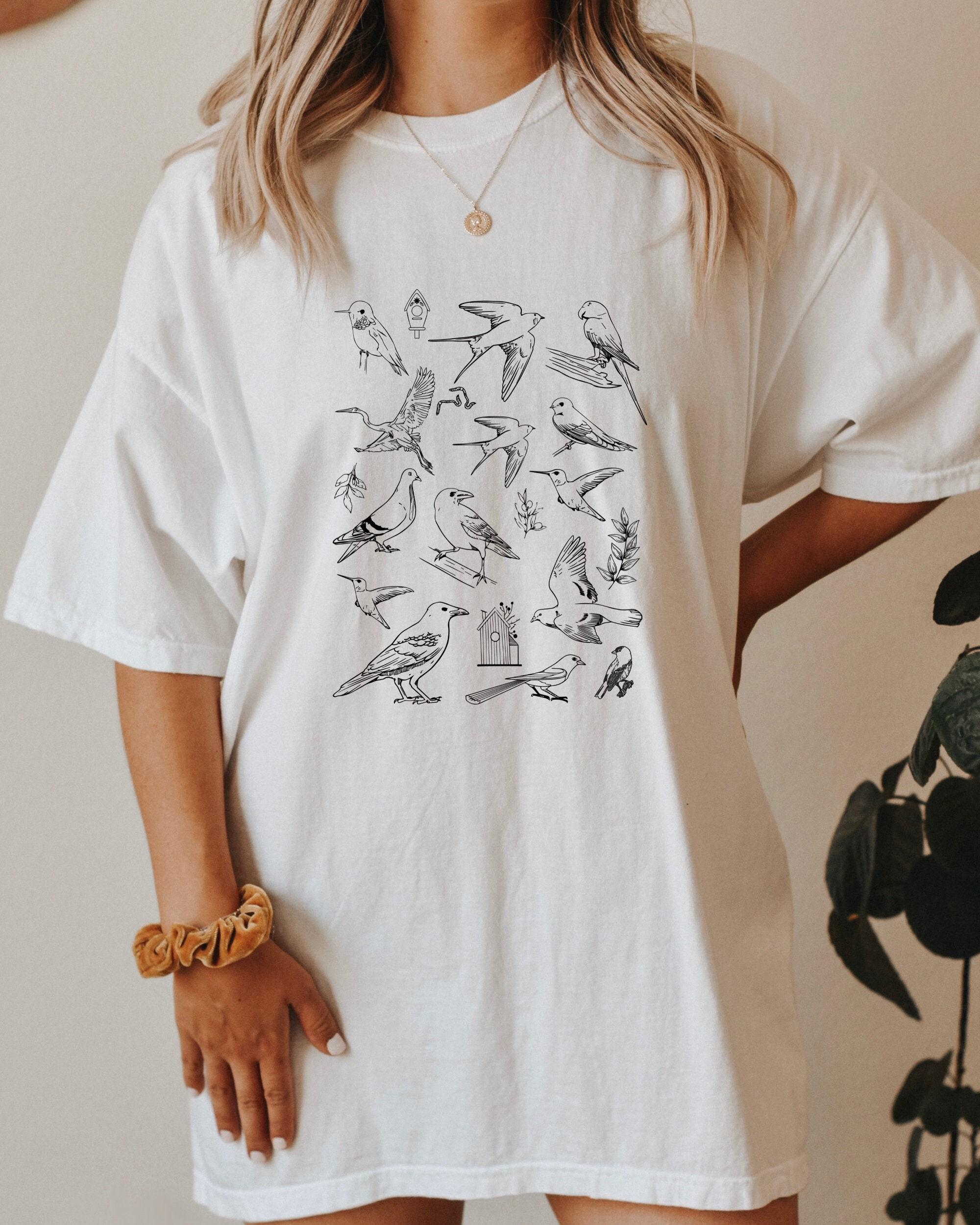 Comfort Colors® Birds Shirt, Bird Lover Shirt, Free Bird Shirt, Orange ...
