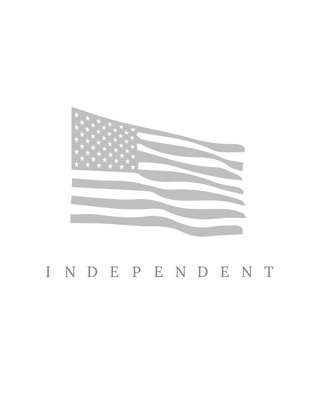 SVG American Flag Independent SVG File for Download - Etsy