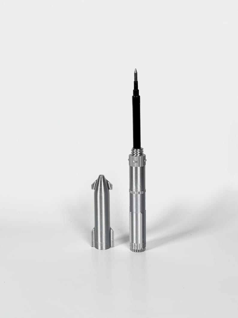 Spacex Starship Pen Holder | Modern Desk Decoration | Space and Tech ...