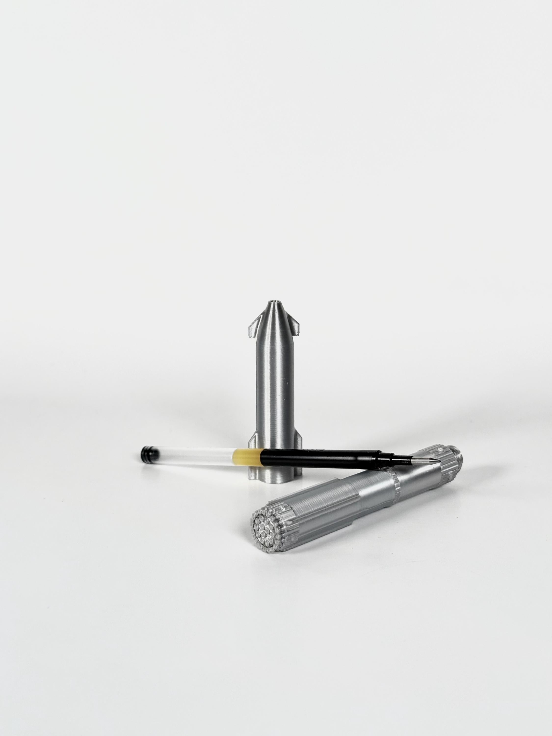 Spacex Starship Pen Holder | Modern Desk Decoration | Space and Tech ...