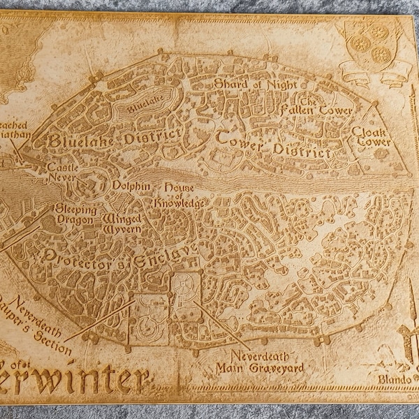 Neverwinter Map - Etsy