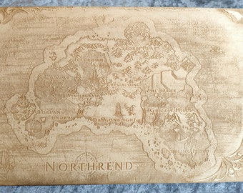 World of Warcraft Northrend Map, High Quality, A3, A2 or A1 - Etsy