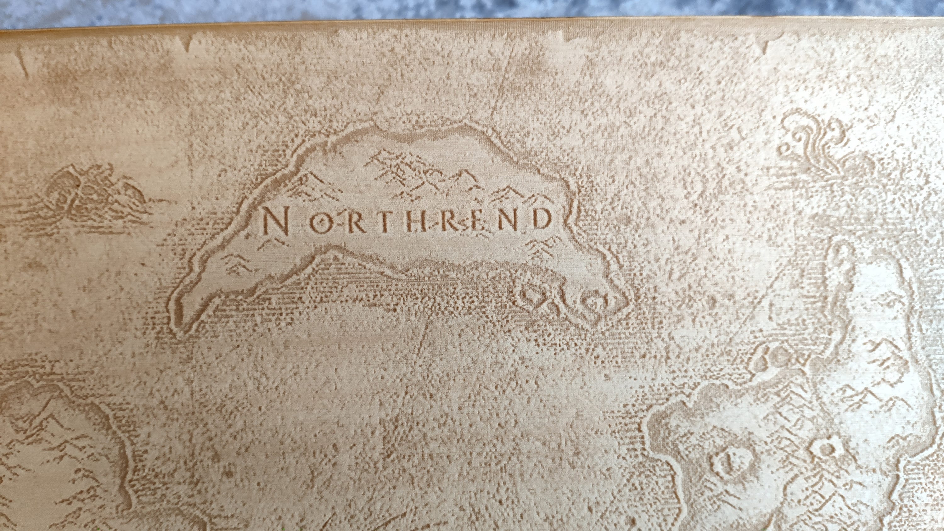 Laser Engraved Map of Azeroth From World of Warcraft WOTLK - Etsy