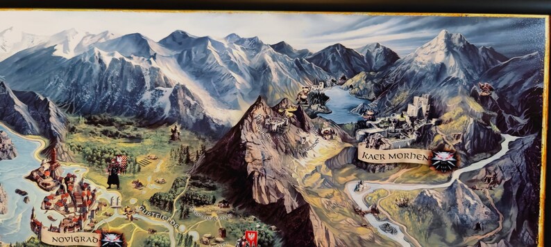 Northern Realms - the Witcher 3 Wild Hunt - High Quality Map - Etsy