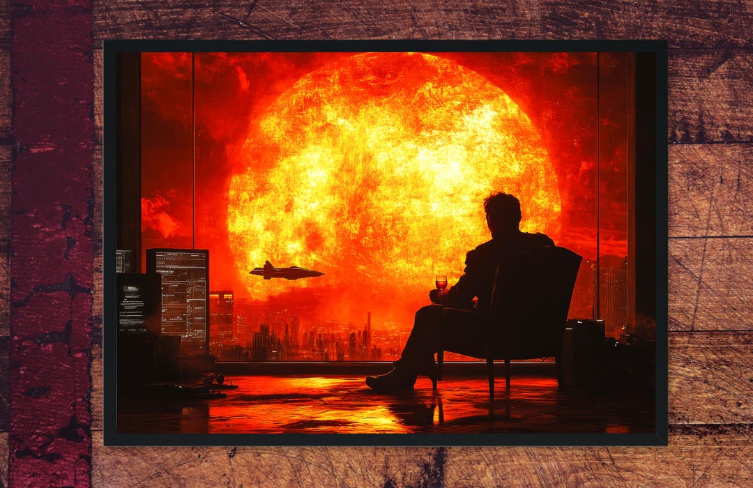 Mass Effect Inspired Poster of the Illusive Man | Sci-fi Wall Art ...