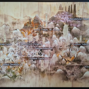 Sekiro: Shadows Die Twice High Quality Map - Etsy