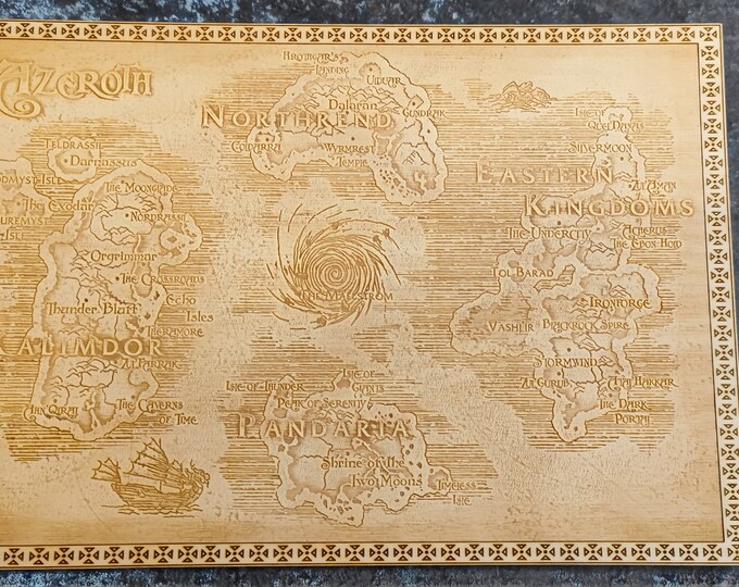 Ohio World of Warcraft Style Map - Etsy