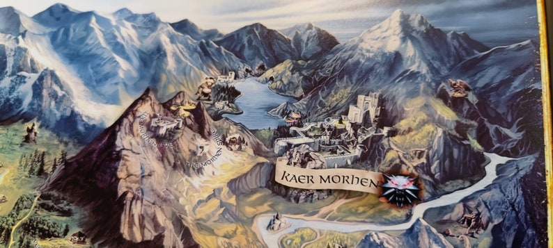 Northern Realms - the Witcher 3 Wild Hunt - High Quality Map - Etsy