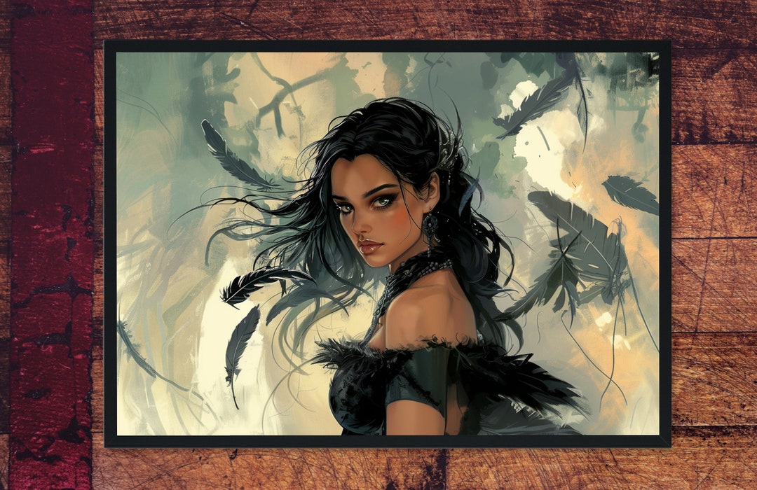 Morrigan, High Quality Poster Inspired by ACOTAR Written by S J Maas - Etsy