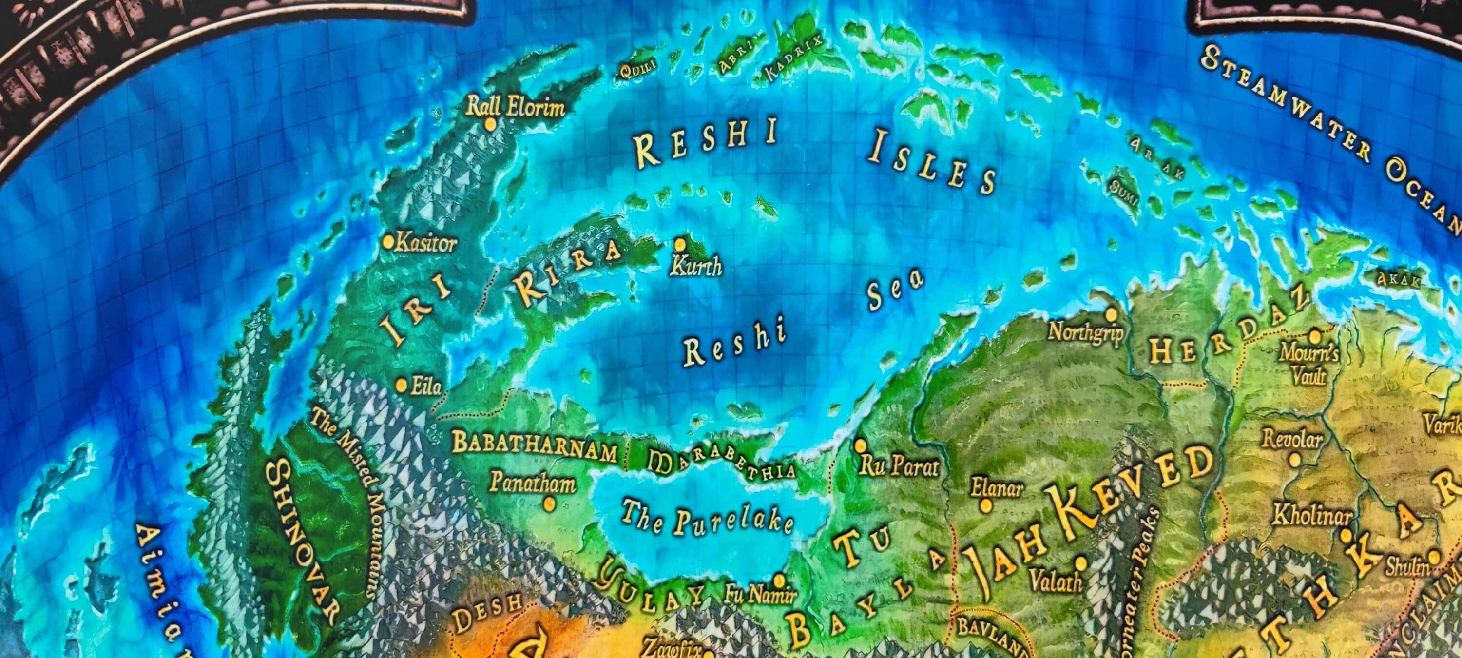 A High Quality Map of Roshar World From the Stormlight Archive - Etsy ...