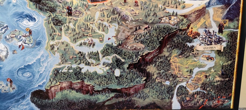 Northern Realms - the Witcher 3 Wild Hunt - High Quality Map - Etsy