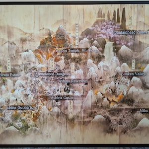 Sekiro: Shadows Die Twice High Quality Map - Etsy