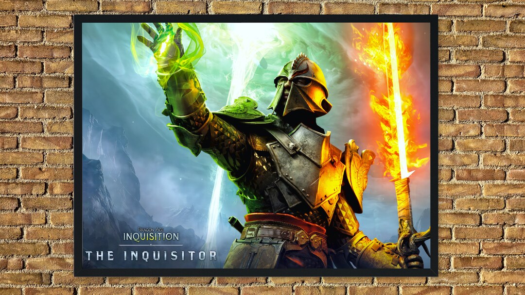 Dragon Age Inquisition High Quality Poster of the Inquisitor - Etsy