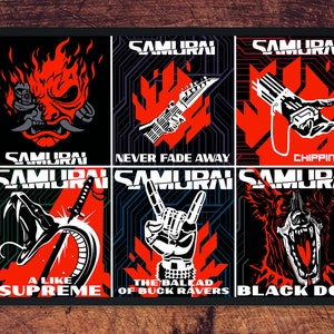 SAMURAI Collage Poster – Inspired by Cyberpunk 2077 & Refused’s Iconic ...