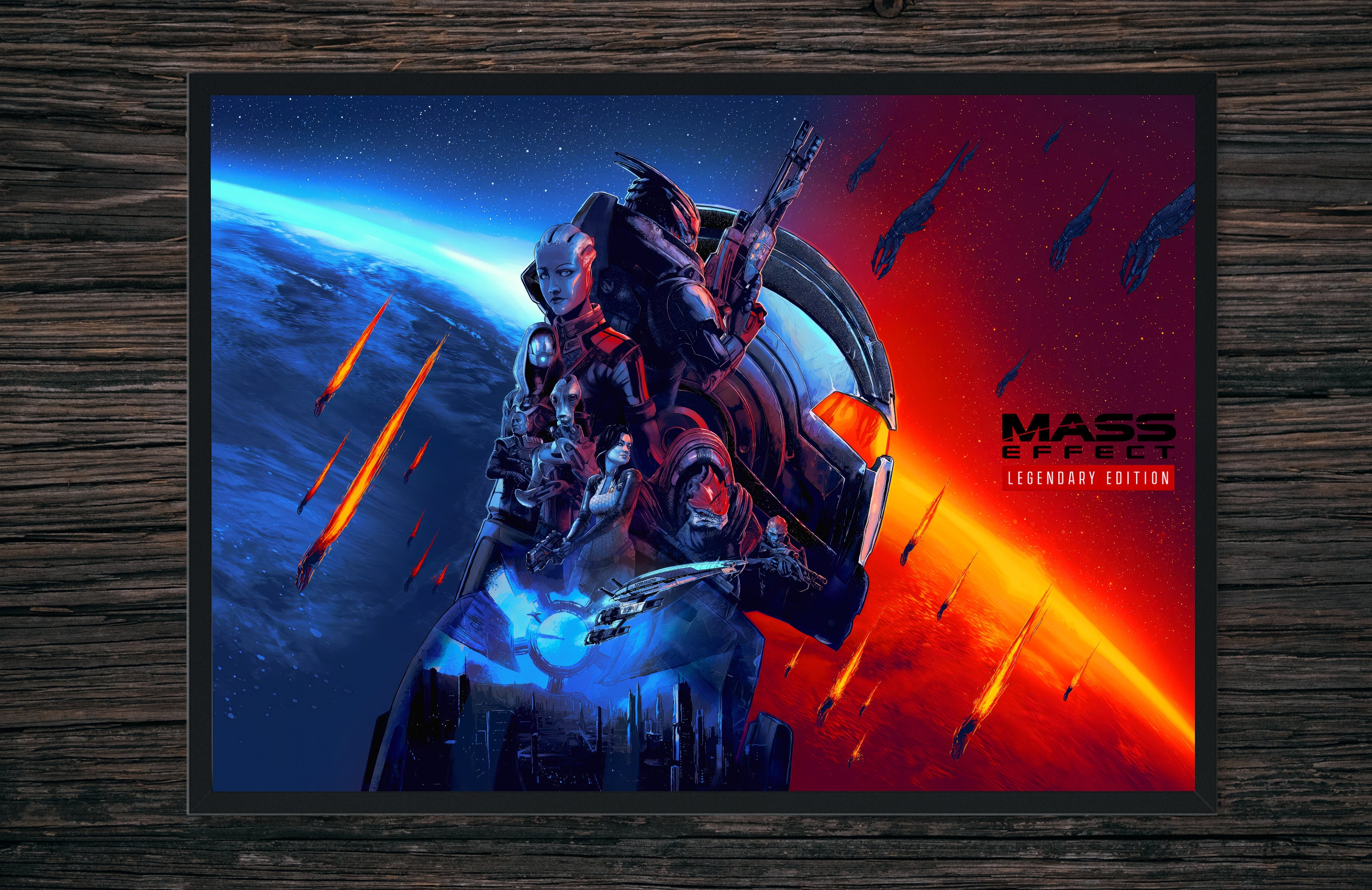Mass Effect Trilogy Poster – Legendary Edition – High-quality Art Print ...