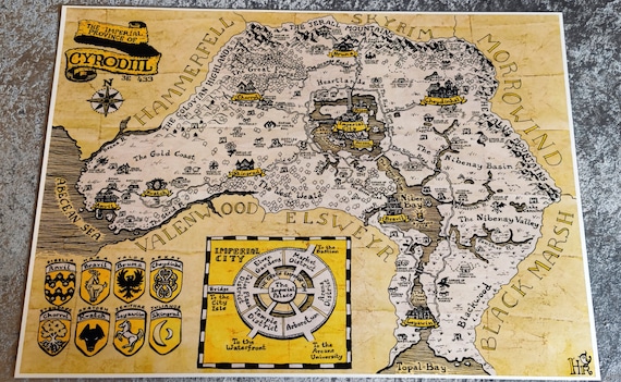 Elder Scrolls Online Cyrodiil Map