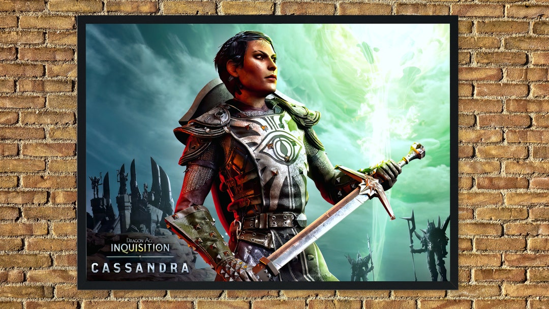 Dragon Age Inquisition High Quality Poster of Cassandra - Etsy