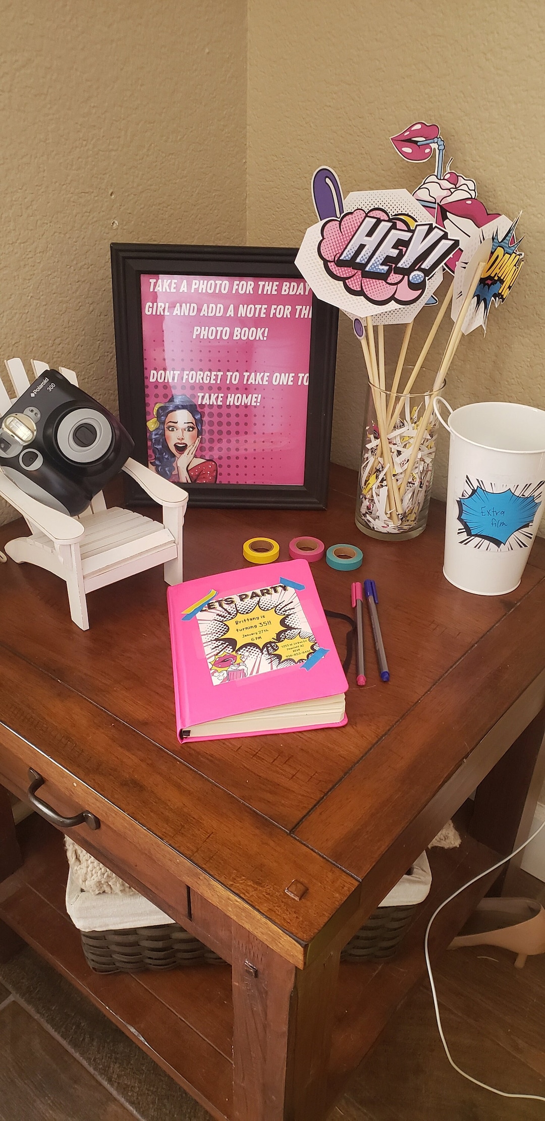 POP ART Photo Booth Set - Etsy