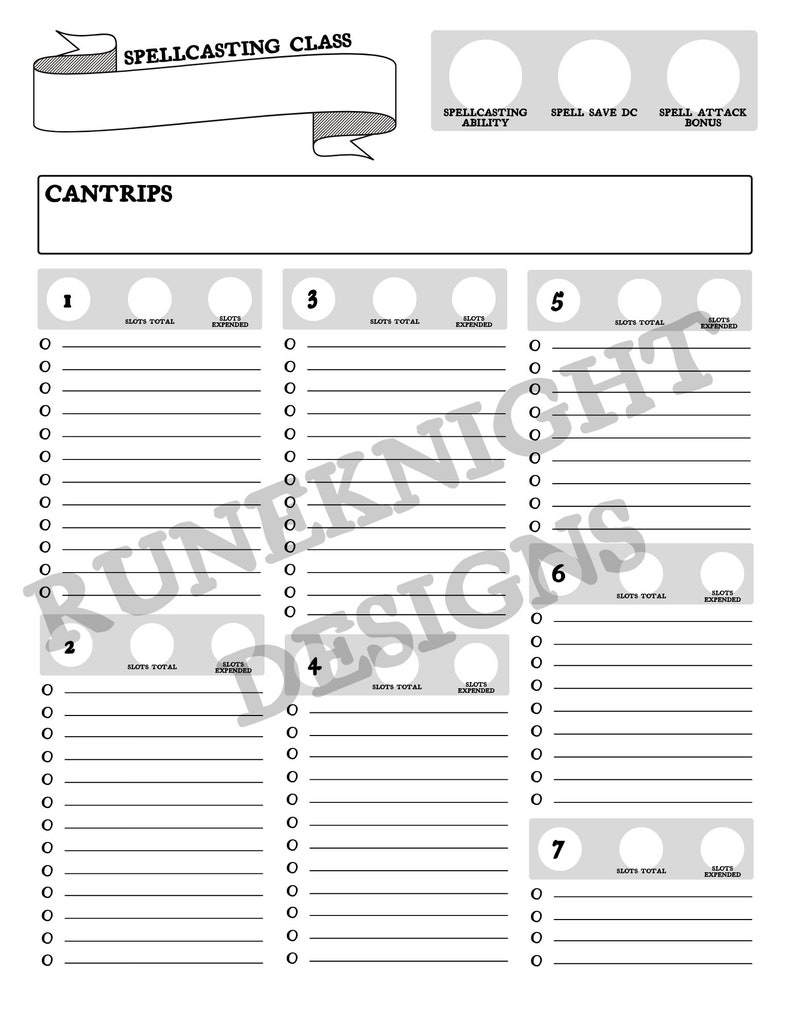 Printable Dnd 5e Character Sheet Etsy Printable Dnd 5e Character Sheet Etsy