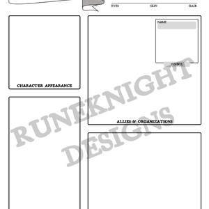 Printable Dnd 5e Character Sheet - Etsy