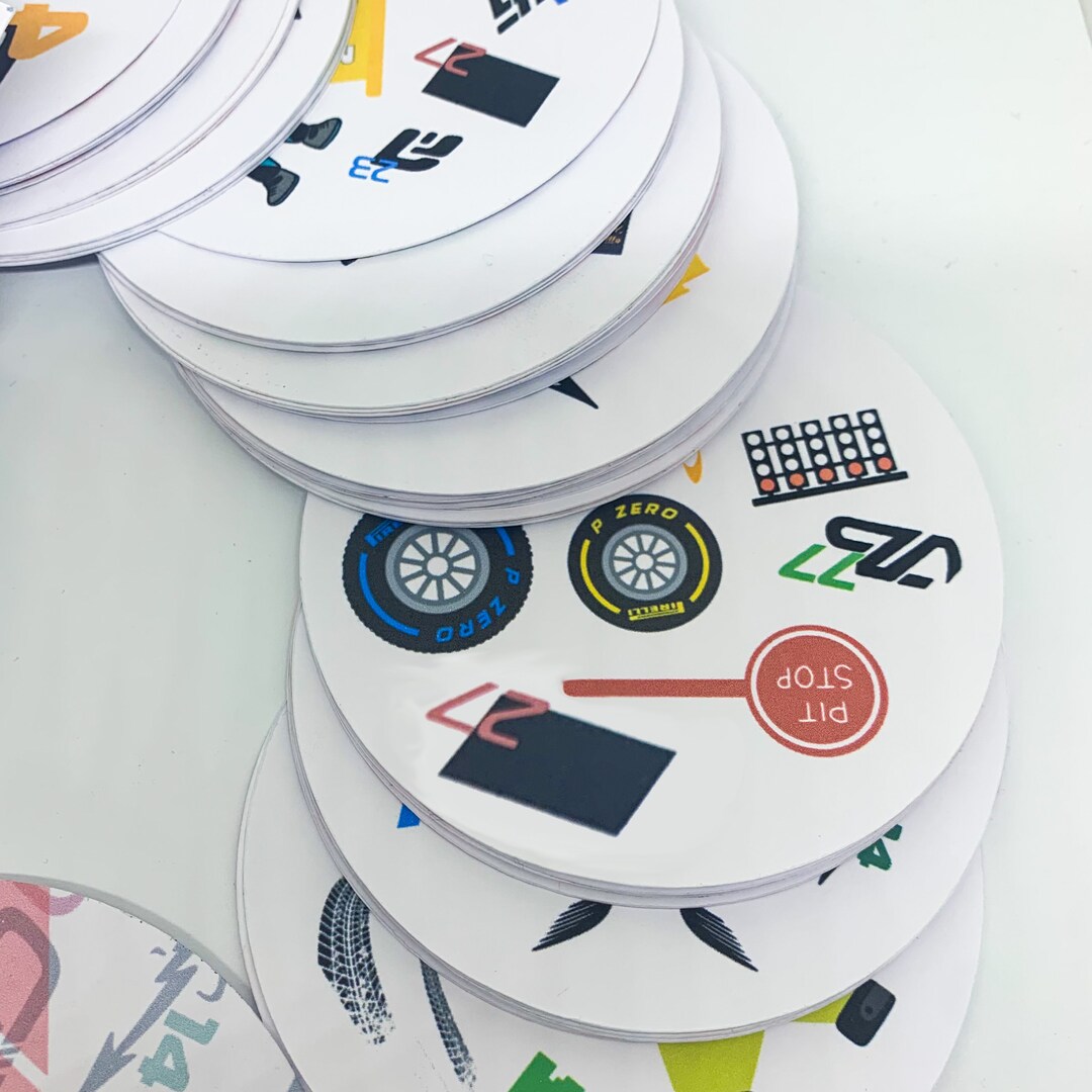SPOT-IT Formula 1 / DOBBLE Formula 1 / Card Game / Gift / Game / Driver ...