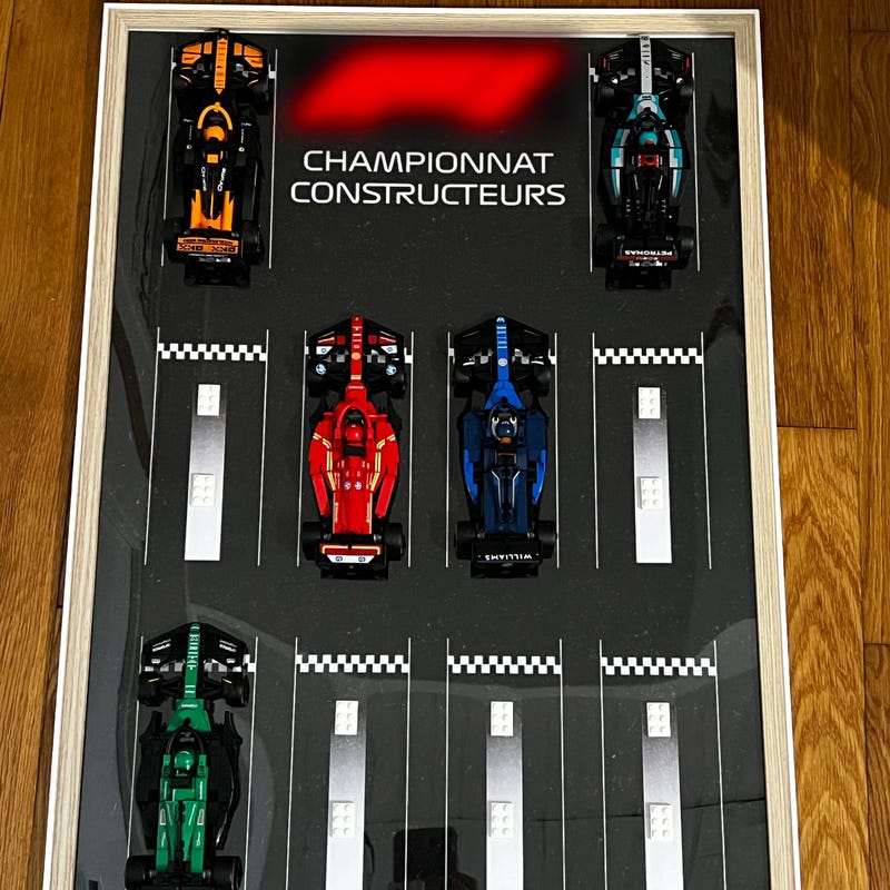 F1 Mini Legos Display - Etsy