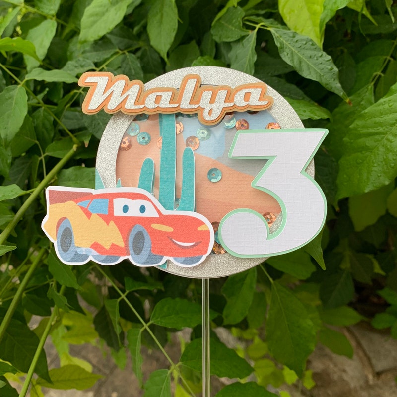 Disneys Cars Cake Topper - Etsy