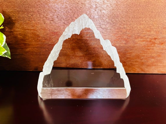 Crystal Everest/mountain Gift Paperweight Blank or - Etsy