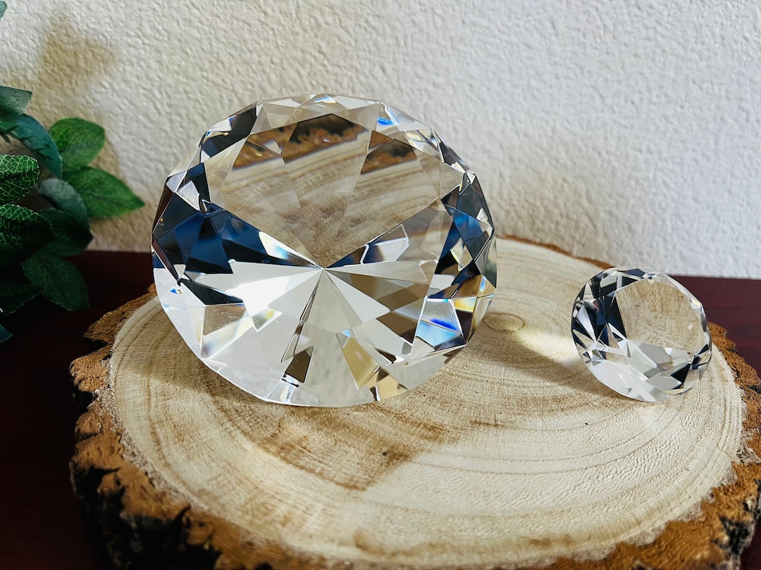 Crystal Diamond Gift, Award, Paperweight, Party Favor, Wedding Favor ...