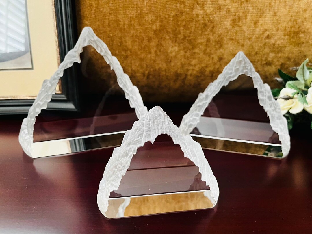 Crystal Everest/mountain Gift, Paperweight, Award, Blank or ...