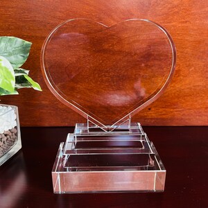 Crystal Heart Award, a Stylish Home Decor, Perfect Gift of Appreciation ...