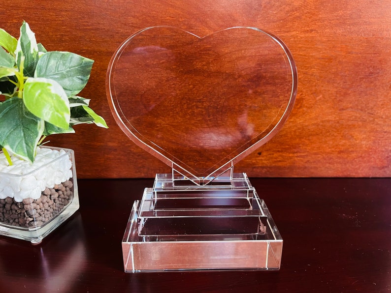 Crystal Heart Award a Stylish Home Decor Perfect Gift of - Etsy