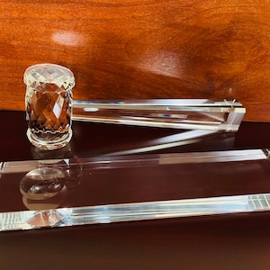 Crystal Gavel Award With Base, Blank or Engraved, Perfect Gift or Award ...
