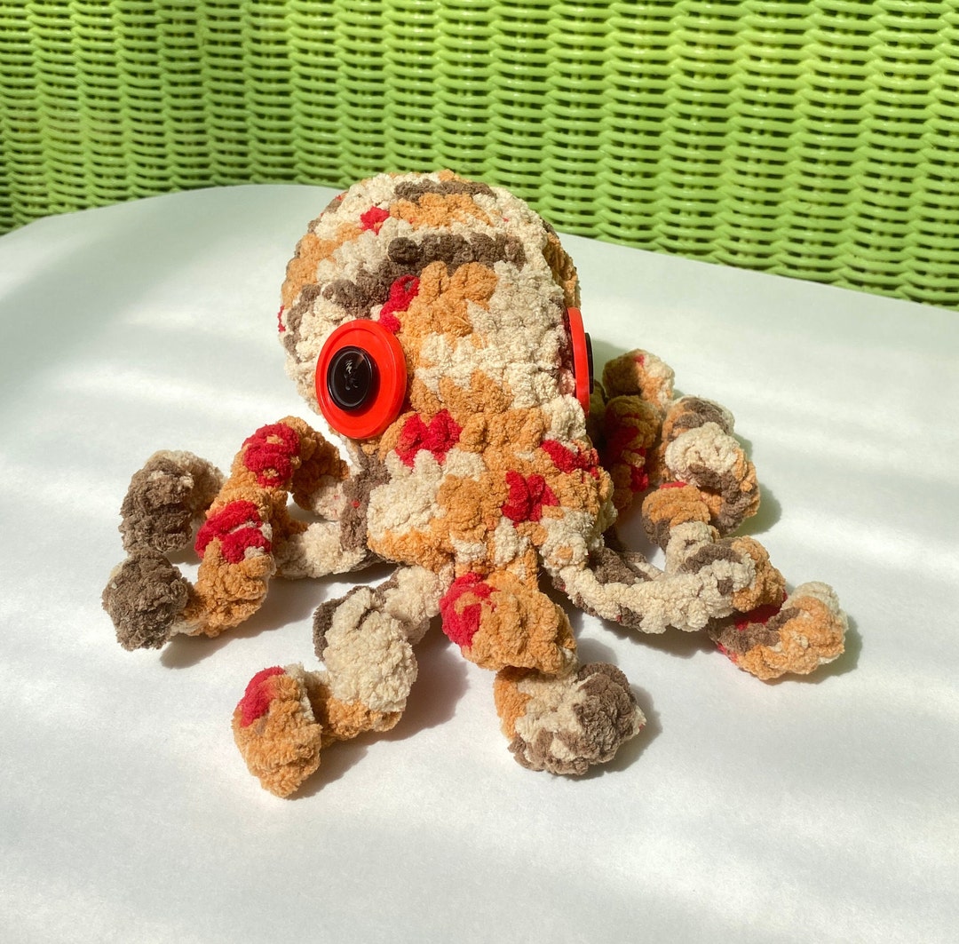 Ocho the Octo Crochet Plush Toy Amigurumi - Etsy
