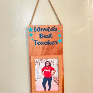 Teacher’s Gift! Teacher’s Picture Frame! Teacher’s Appreciation Week ...